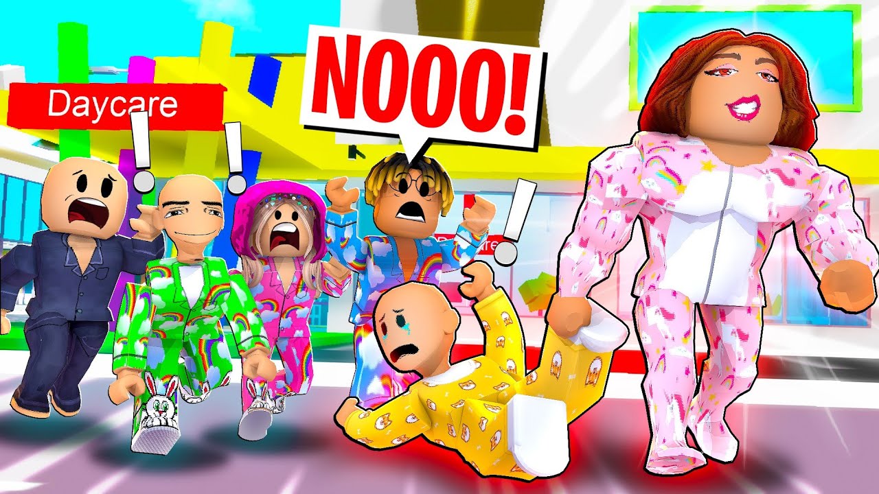 DAYCARE CRAZY SLEEPOVER |Roblox funny moments | Brookhaven 🏡RP