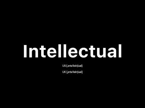 How to Pronounce Intellectual: American English vs. British English