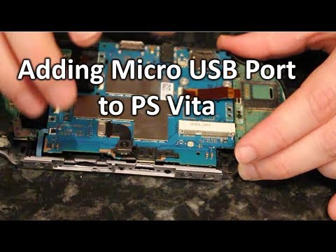 Adding a Micro USB Port to the PS VITA