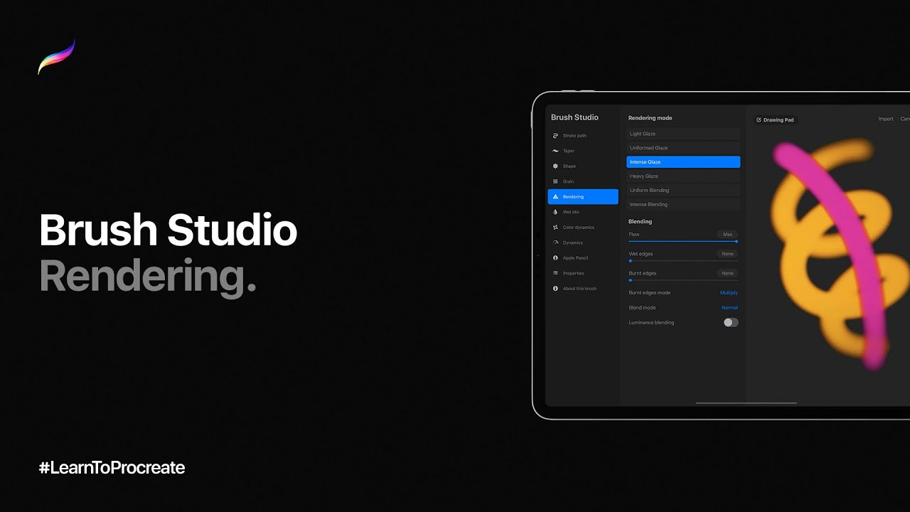 Procreate Brush Studio: Rendering