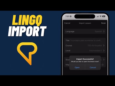 How to Import Lessons on Mobile in LingQ