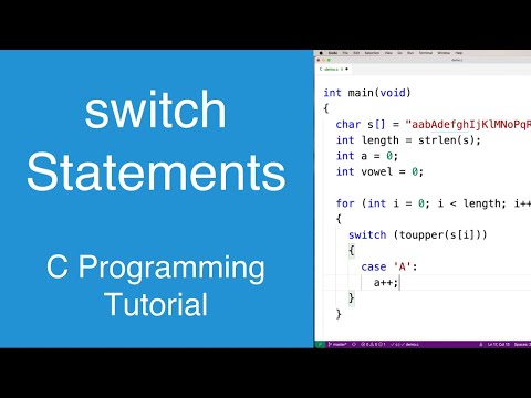 switch Statements | C Programming Tutorial