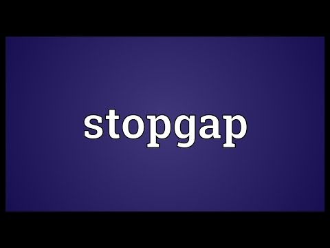 Stopgap Meaning