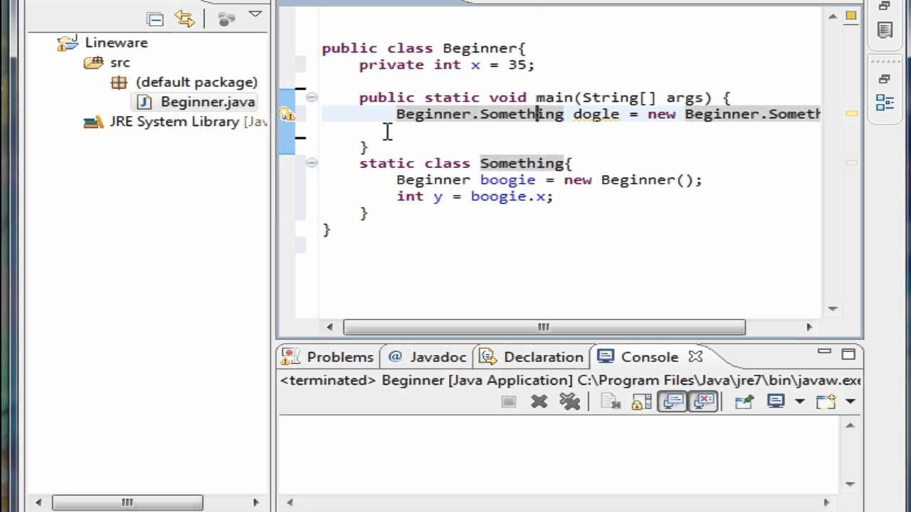 Java Tutorial 12 Nested Classes