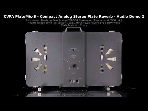 CVPA PlateMic-S: Compact analog plate reverb with all-new internal ...