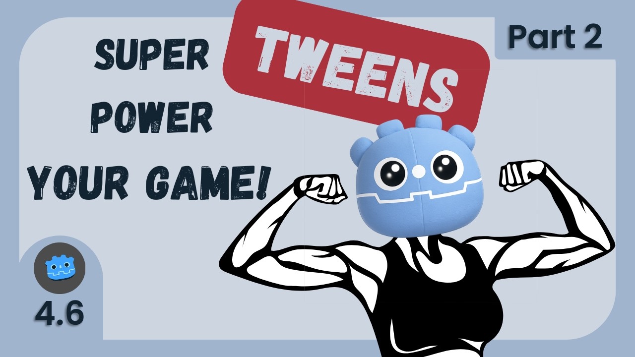 Godot 4.6 Tweens: Adding Juice to Your Game (Card Flip Memory Game Part 2)