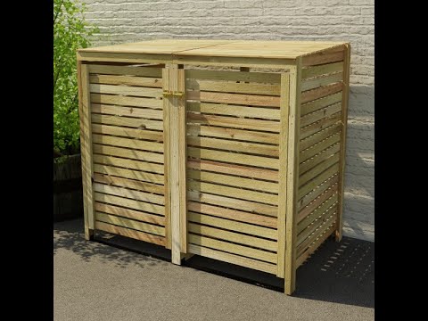 Bin Store 149, 151 & 152 Introduction #binstore #driveway #gardenlife