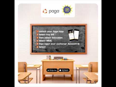 Steps to buy your WAEC/GCE registration ePIN on Paga