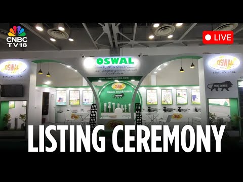 Oswal Pumps IPO Listing LIVE | Oswal Pumps Shares Lists On Indian Stock Market | N18L | CNBC TV18