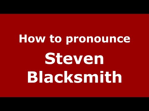How do you say Steven Blacksmith in Mexico (Mexican Spanish)? - PronounceNames.com