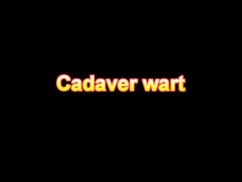 What Is The Definition Of Cadaver wart Medical Dictionary Free Online