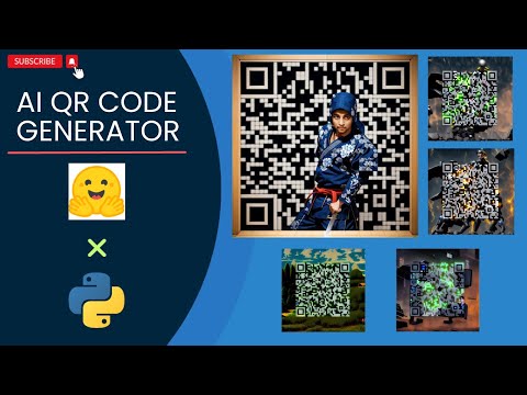 Ai QR Code Generator Using @huggingpeacock6512 | Ai QR Code Project Using Python #Ai #qrcode