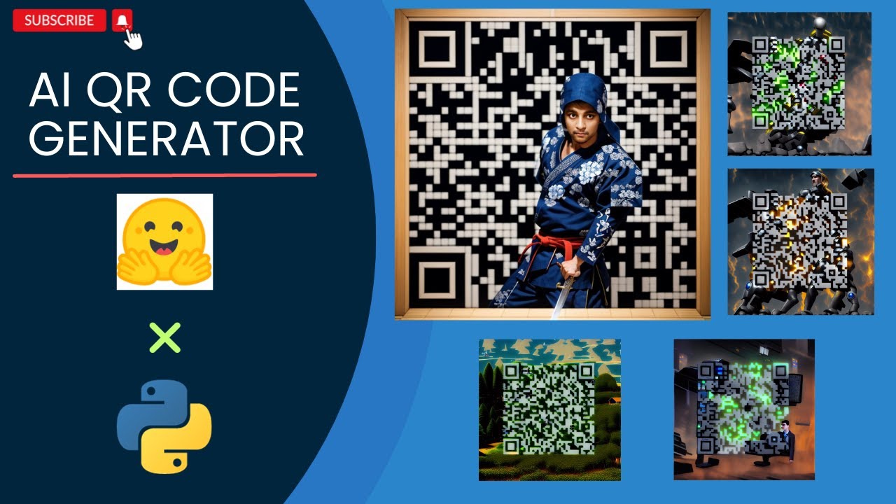 Ai QR Code Generator Using @huggingpeacock6512  | Ai QR Code Project Using Python #Ai #qrcode
