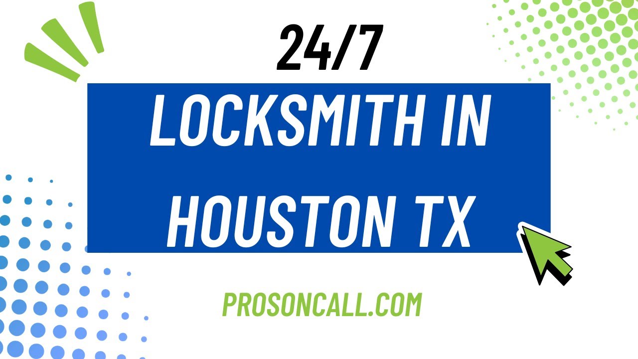 24/7 Houston Locksmiths | Fast Lockouts, Rekeys & Door Fixes - Pros On Call