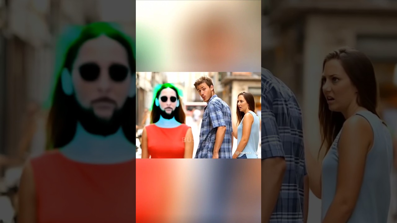 Distracted boyfriend meme ruined by Ai #aimemes #funny #funnyimages #aifunny #humor