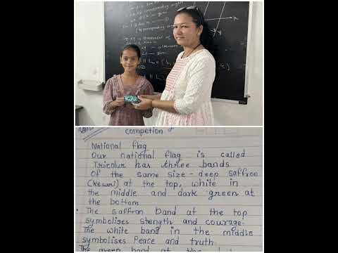 winners of Handwriting Competition.