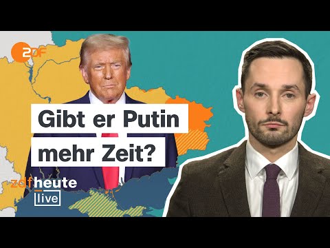 Ukraine an Front unter Druck - neue Signale von Trump an Putin | Militäranalyst bei ZDFheute live