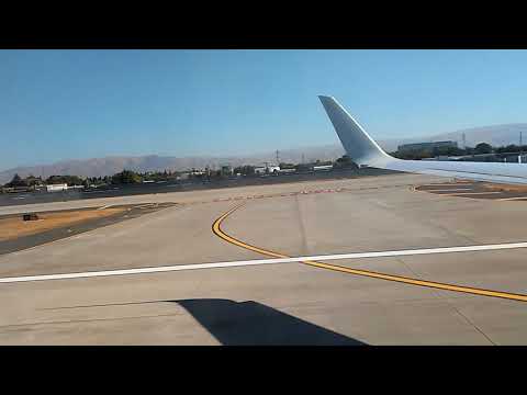 Southwest takeoff from San Jose International Airport