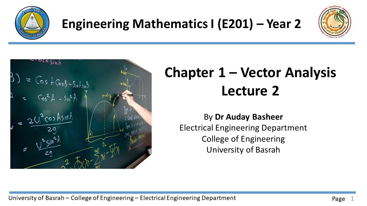 Chapter 1   Vector Analysis   Lecture 2