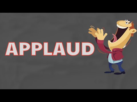What Does APPLAUD Means || Meanings And Definitions With Example in ENGLISH .