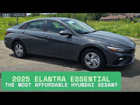 2025 Hyundai Elantra Essential: The Most Affordable Hyundai Sedan? | Walkaround & Review