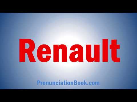 How to Pronounce Renault in British English