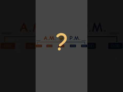 What Do A.M. and P.M. Stand For?