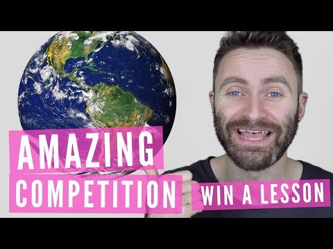 AMAZING COMPETITION - WIN AN ENGLISH LESSON with TOM