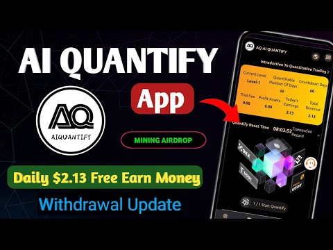 AI Quantify Mining App 2025 🤑 | Earn Money USDT Deposit | Live Withdrawal Proof & Income Update!