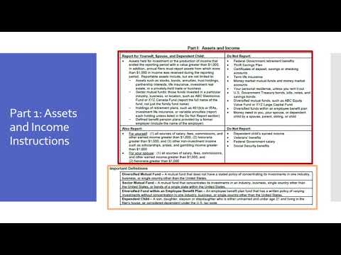 Completing a Confidential Financial Disclosure Report (New Filers)