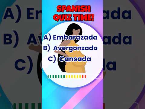 Guess The Spanish Word Before Time Runs Out! ⏱️ #spanishquiz #learnspanish