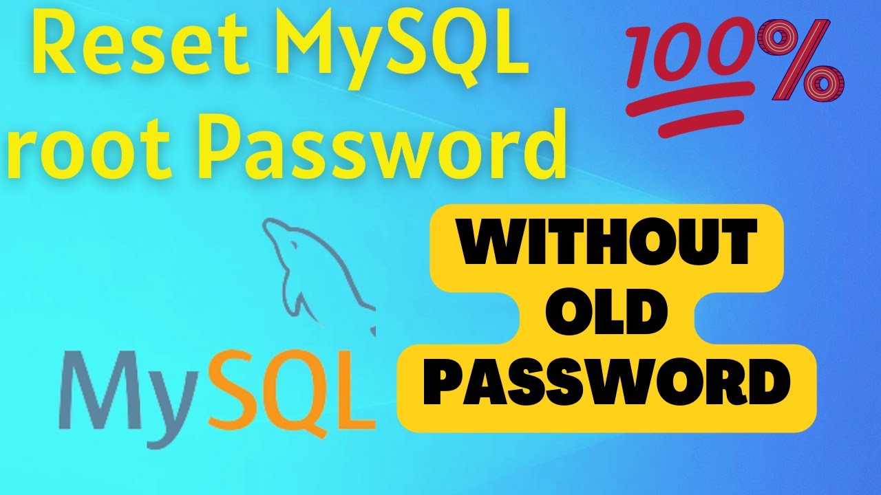How to Reset MySQL Root Password on Windows [WORKING!!]