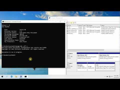 Disable BitLocker encryption Through CMD (Tắt BitLocker sử dụng CMD)