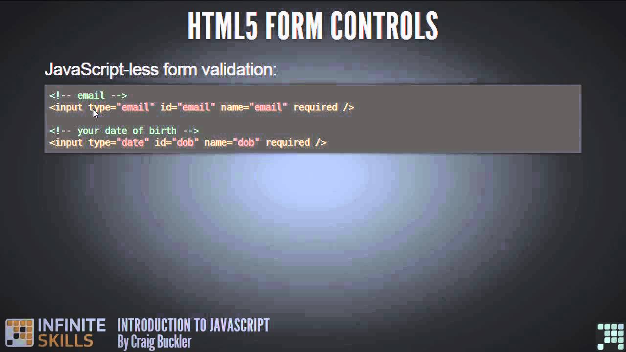 Javascript Programming Tutorial | Web Form Events