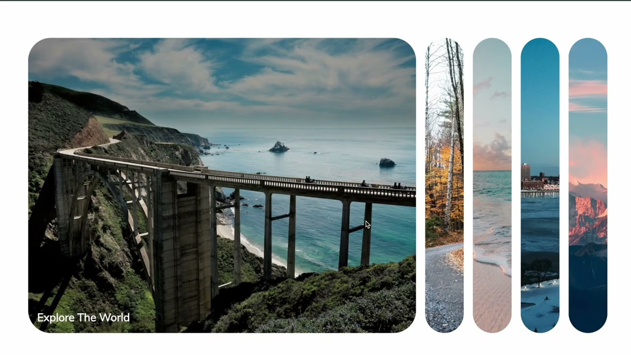 Expanding Cards Website.....Github link in description........