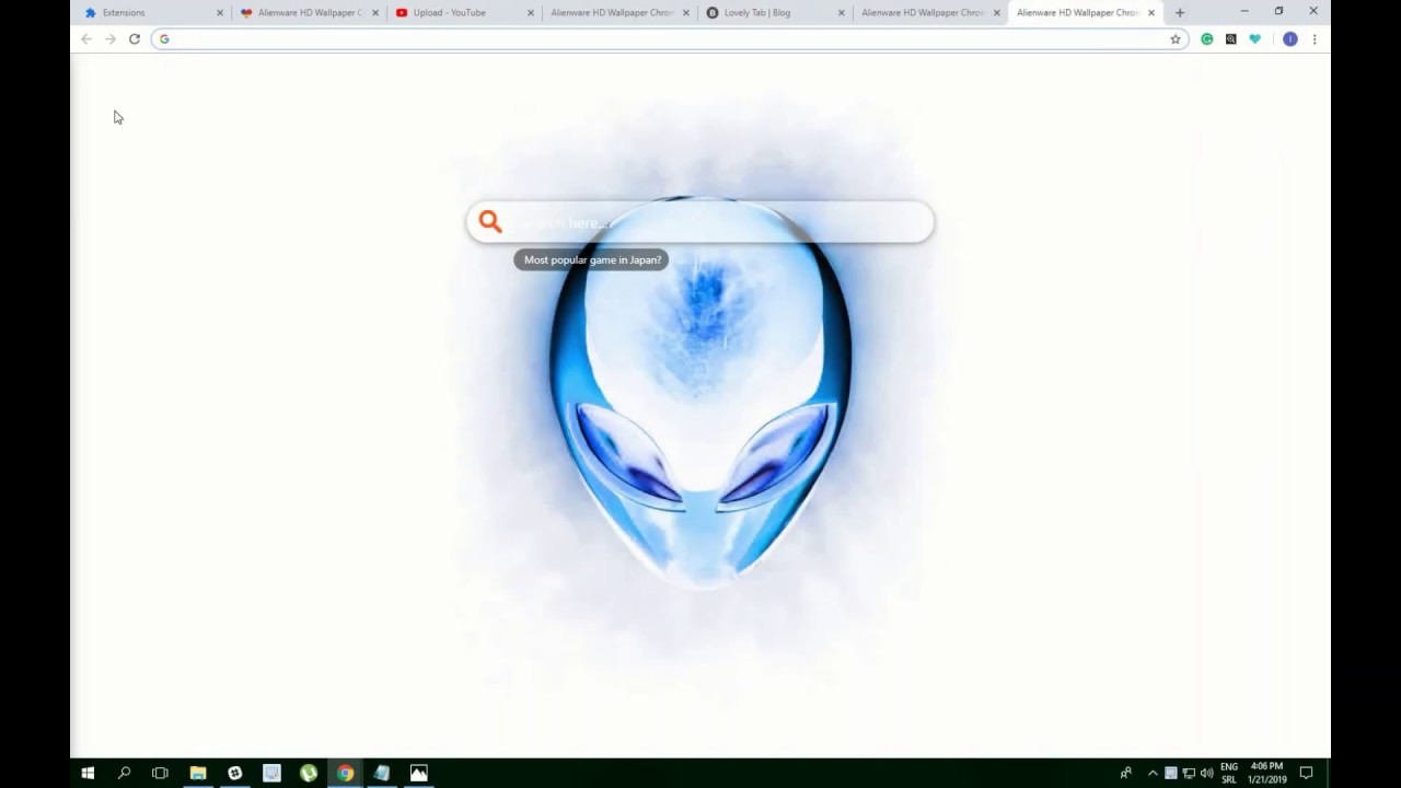 Best Alienware Chrome Wallpaper Theme - Try Now!!!