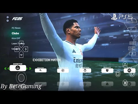 EA SPORTS FC 25 PPSSPP MOD ENGLISH VERSION LATEST UPDATE PES 2025 PSP CAMERA PS5