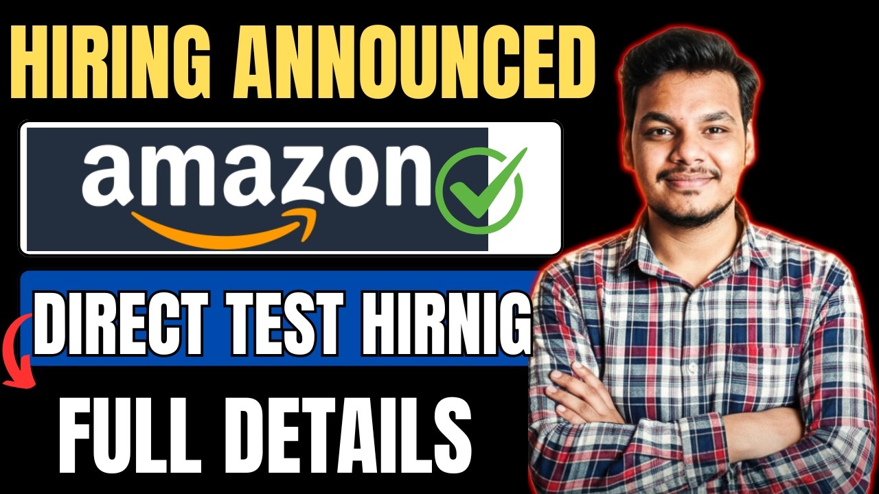 Amazon Aggressively Hiring for Business Operation Roles | Off Campus Drive | 2026, 2025 Batch Hiring