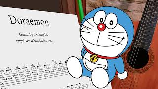 Doramon Ost. - Doraemon - Fingerstyle Guitar by Arithaj Lk Notenblatt