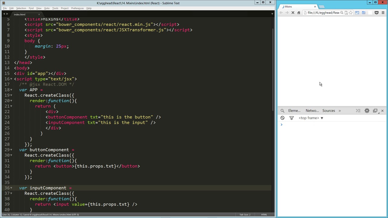 12   React Fundamentals   Mixins