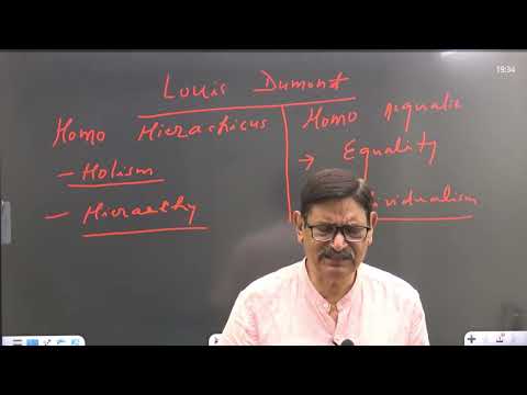 Louis Dumont || Homo Hierarchicus Vijay IAS Classes in Delhi | Anthropology