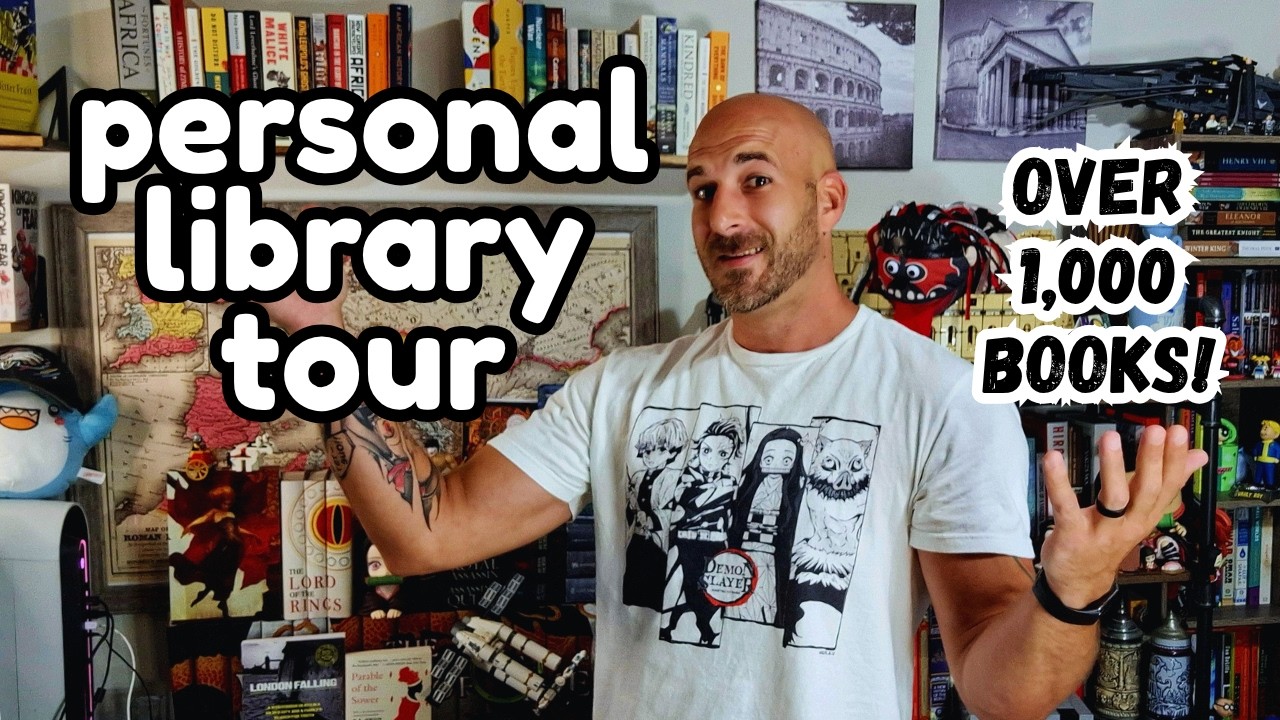 Take a tour of my personal library with over 1,000 books in the collection!