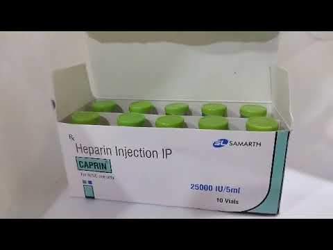 Heparin Injection - Heped 25 Latest Price, Manufacturers & Suppliers