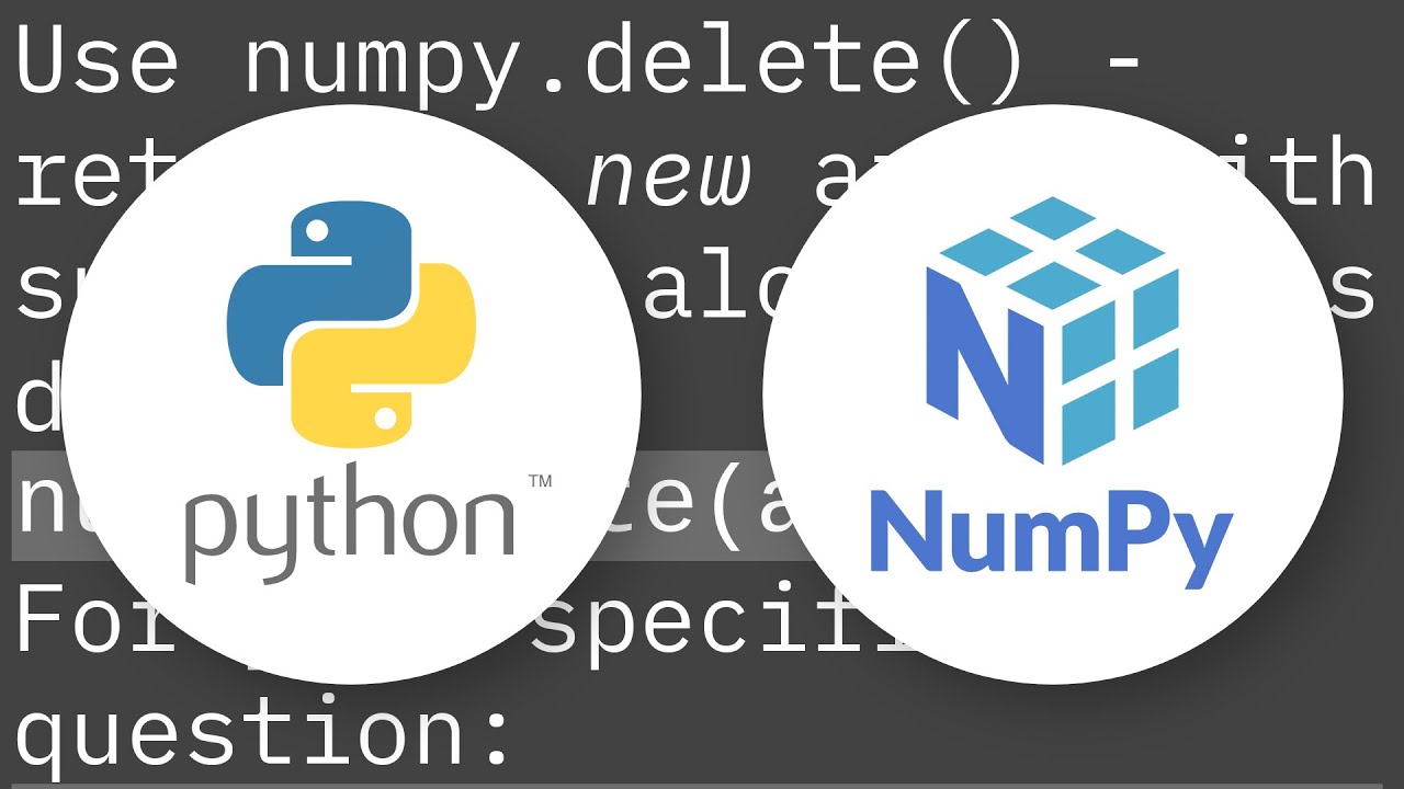 How to remove specific elements in a numpy array