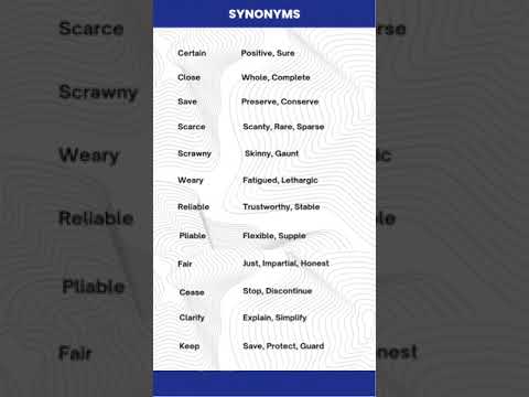 More Synonyms to increase your chances of a HIGH IELTS SCORE