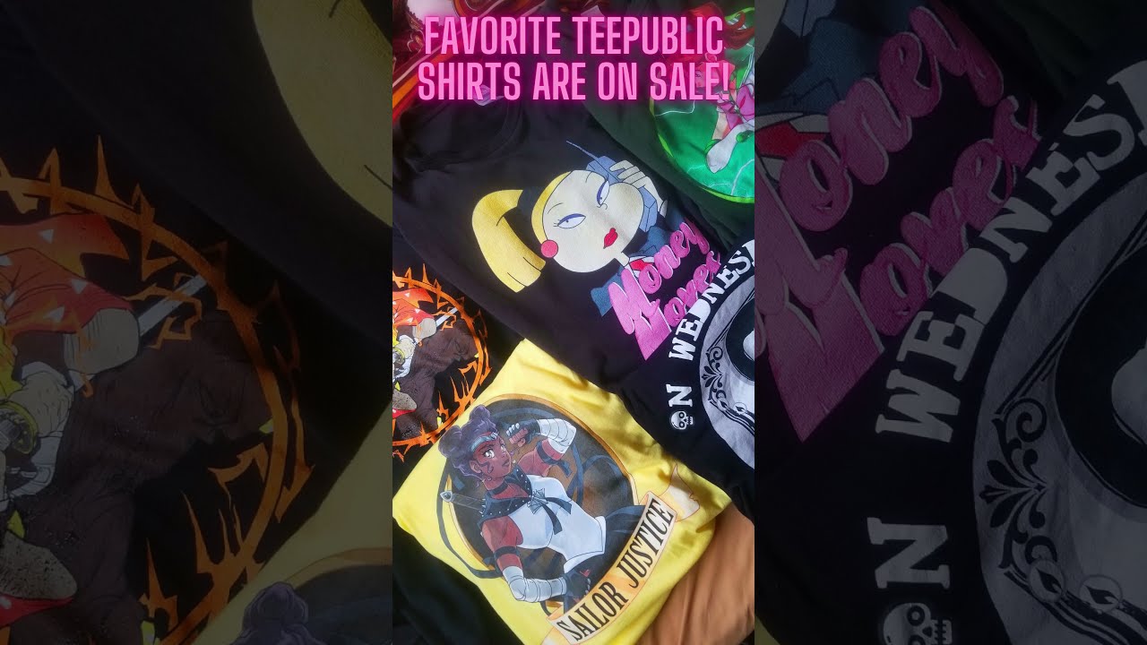 Teepublic Graphic Tees haul - Christmas Gift Ideas | Discount sale #shorts