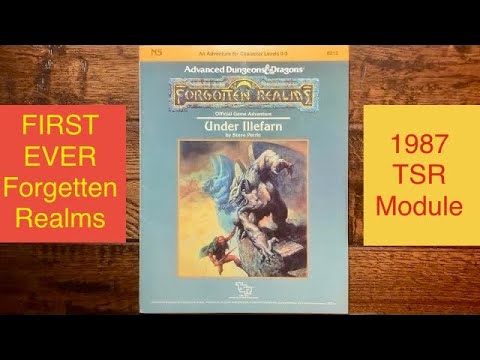First D&D Forgotten Realms Adventure! N5 Under Illefarn (1987) TSR Module Review + 100% Flip in 4K