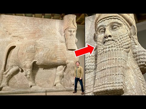 Bizarre Massive Winged Bulls of Ancient Iraq - Lamassu Statues