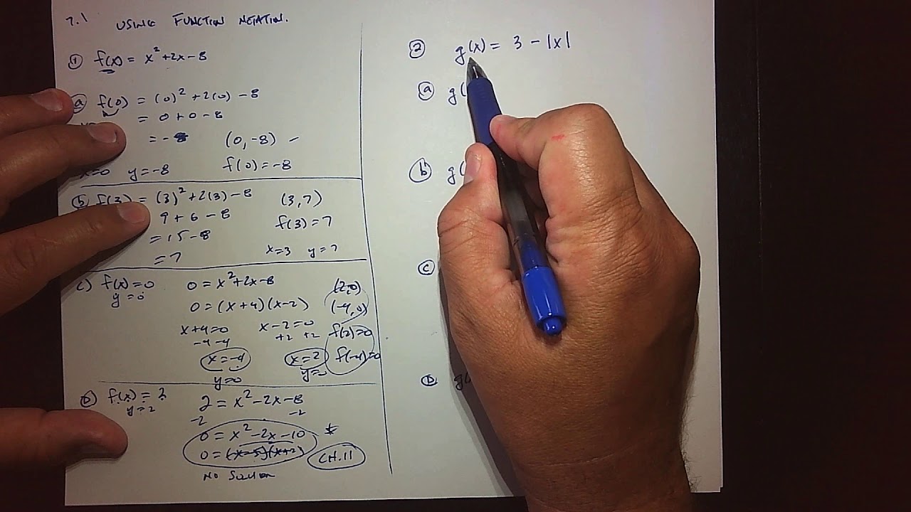 Section 7 1   Practice Using Function Notation