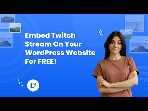 How to Embed Twitch Stream on your WordPress Website? #embed #free #twitch #sociablekit